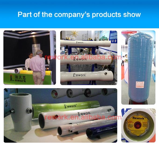 8040 FRP material reverse osmosis membrane pressure vessels ro vessel ...